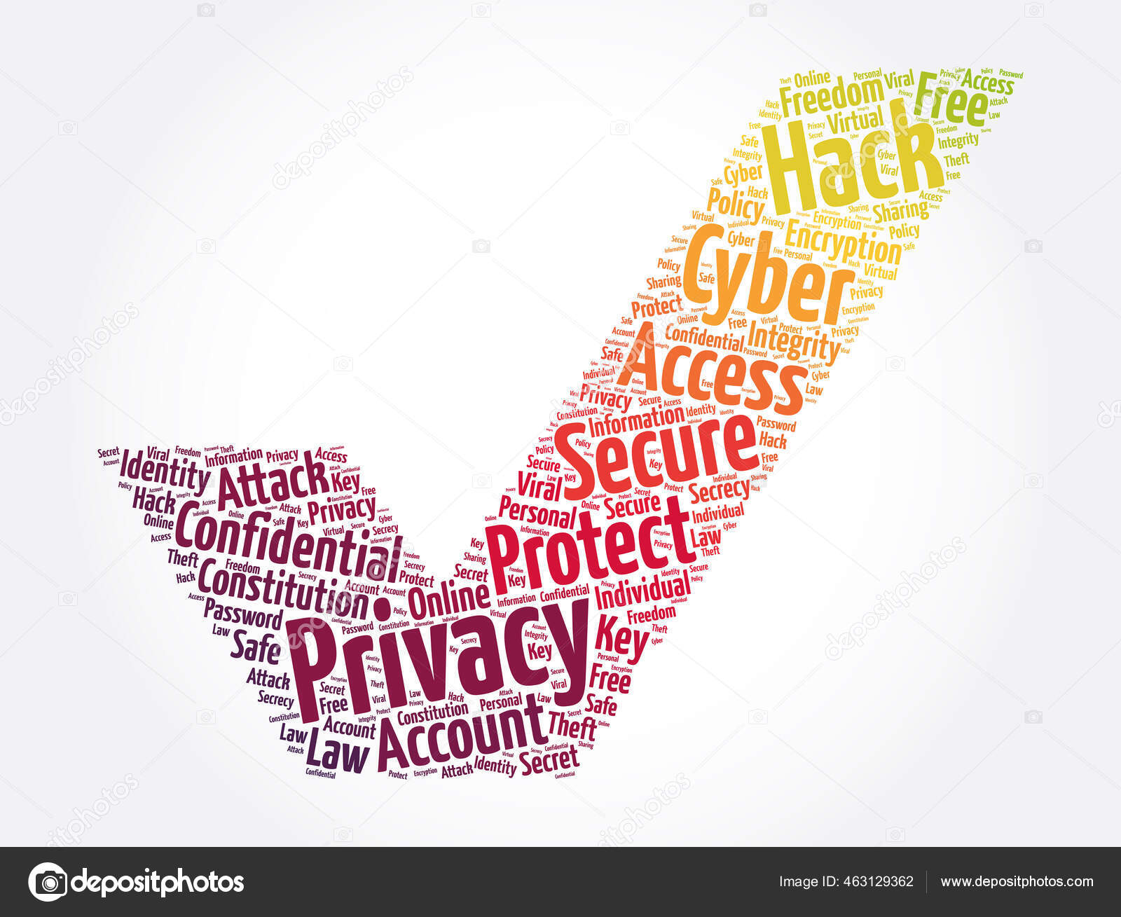Privacy Check Mark Word Cloud Collage Concept Background Stock Vector ... Privacy Check Mark Word Cloud Collage Concept Background Stock Vector ...