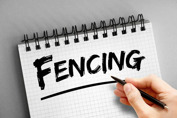 Fotos de Fencing text art, Imagens de Fencing text art sem royalties ...