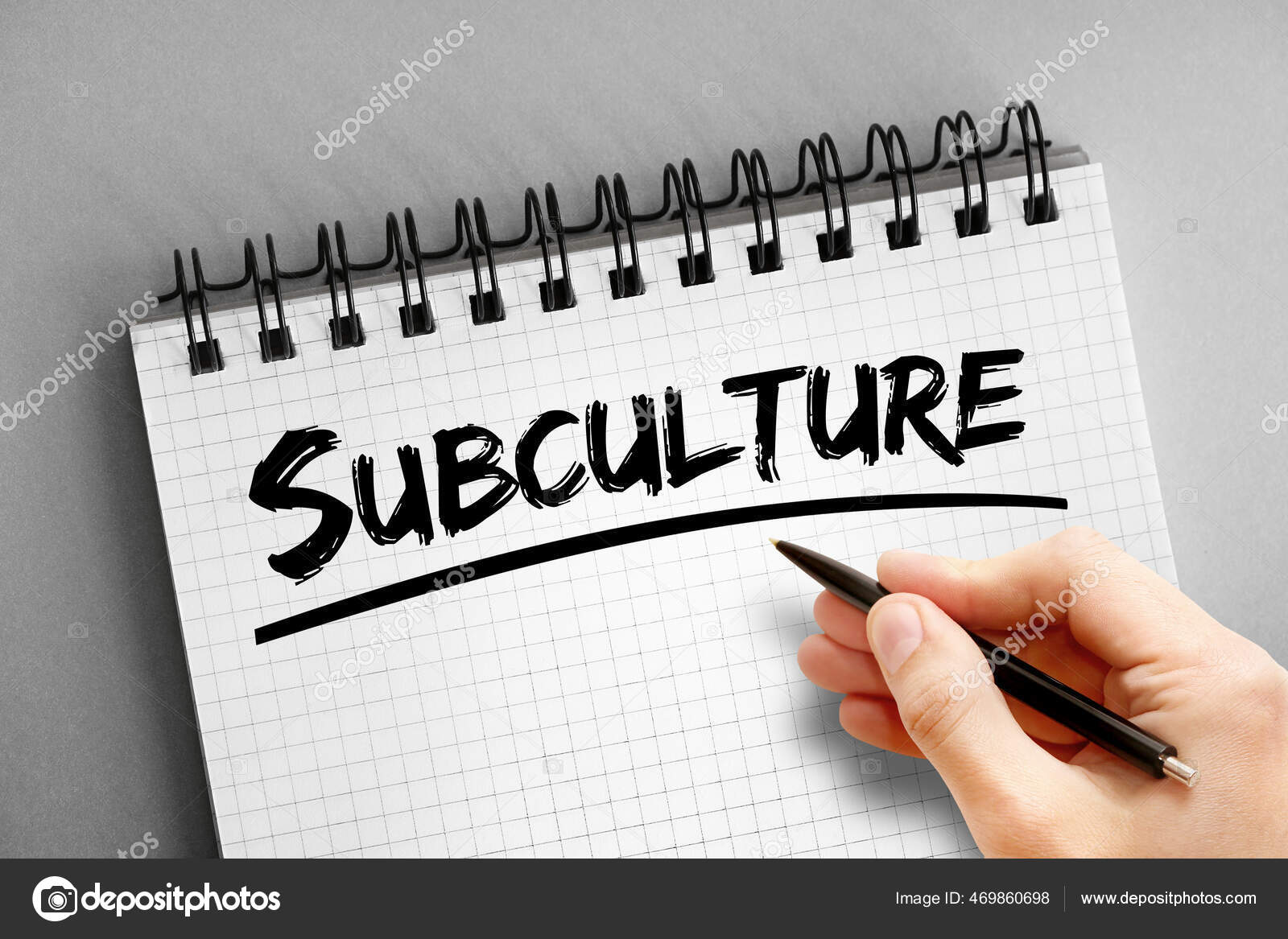 Subculture Text Notepad Concept Background Stock Photo by ©dizanna 469860698