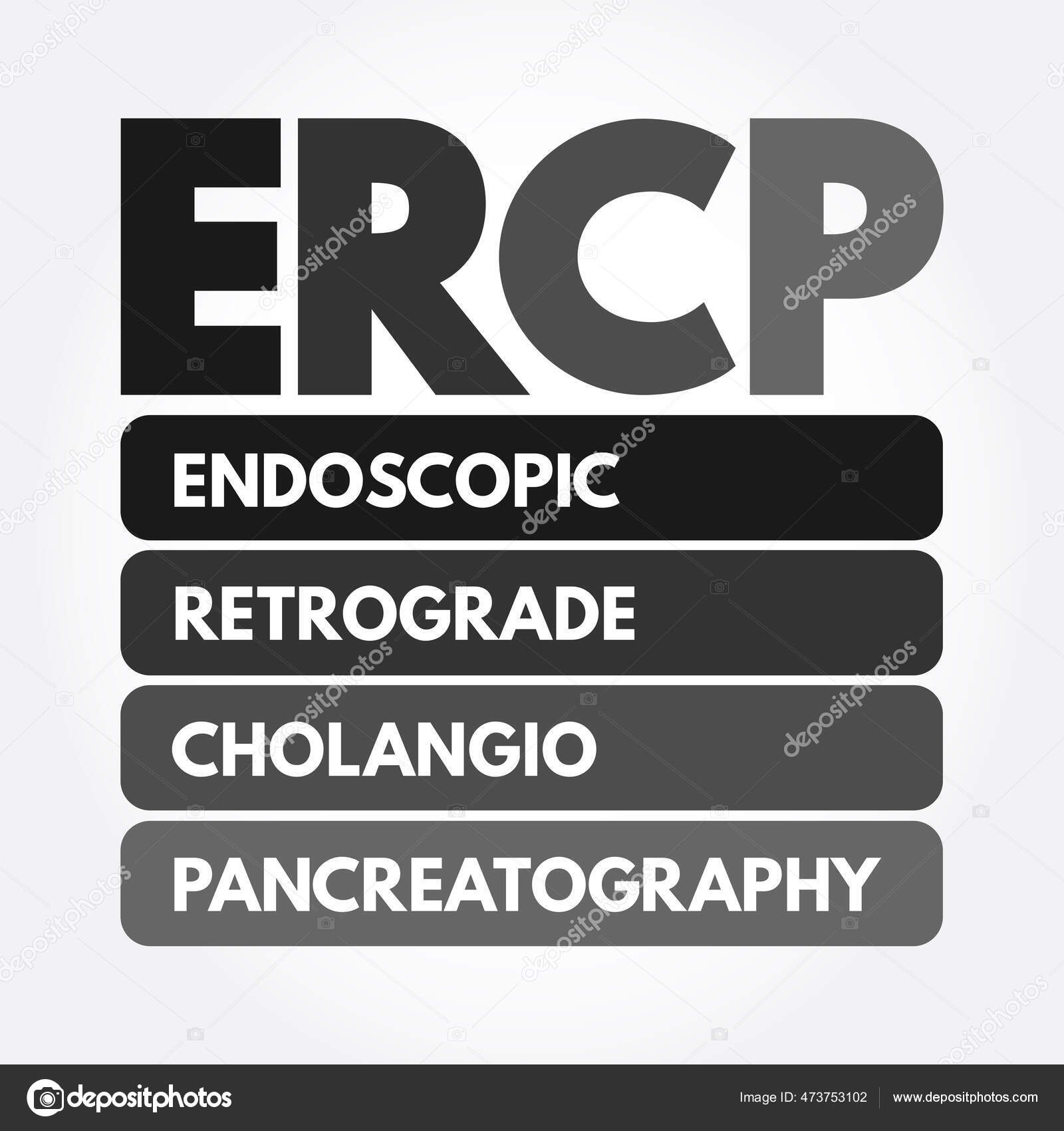 Ercp Endoscopic Retrograde Cholangiopancreatography Acronym Concept ...
