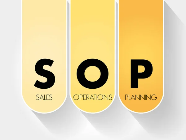 Sop Standard Operating Procedure Acronym Business Concept Background ...
