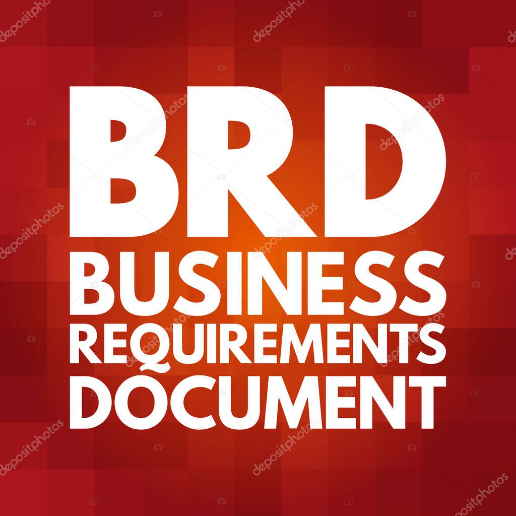 BRD - Requisitos comerciales Siglas de documento, antecedentes ...