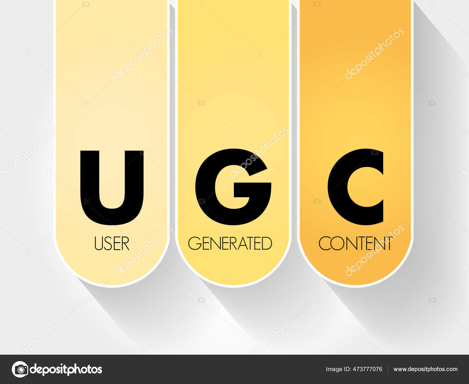 Ugc User Generated Content Acronym Business Concept Background Stock Vector Image by ©dizanna ...