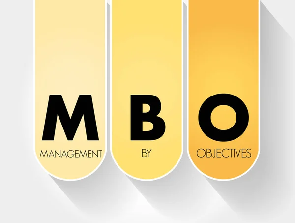 Mbo Management Objectives Acronym Business Concept Backgroun Stock ...