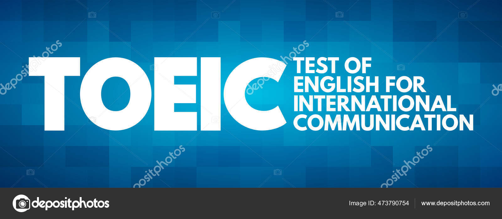 Toeic Test English International Communication Acronym Concept ...