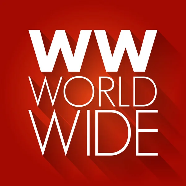 World Wide Acronym Business Concept Background Stock Vector by ©dizanna ...