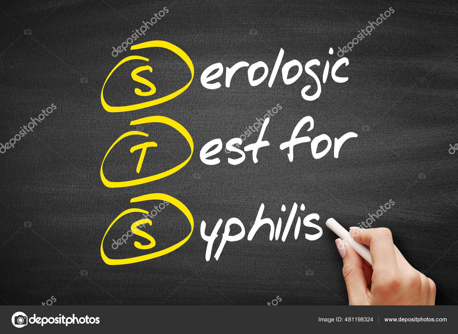 Sts Serological Test Syphilisの頭字語 黒板の概念 — ストック写真 © dizanna #481198324