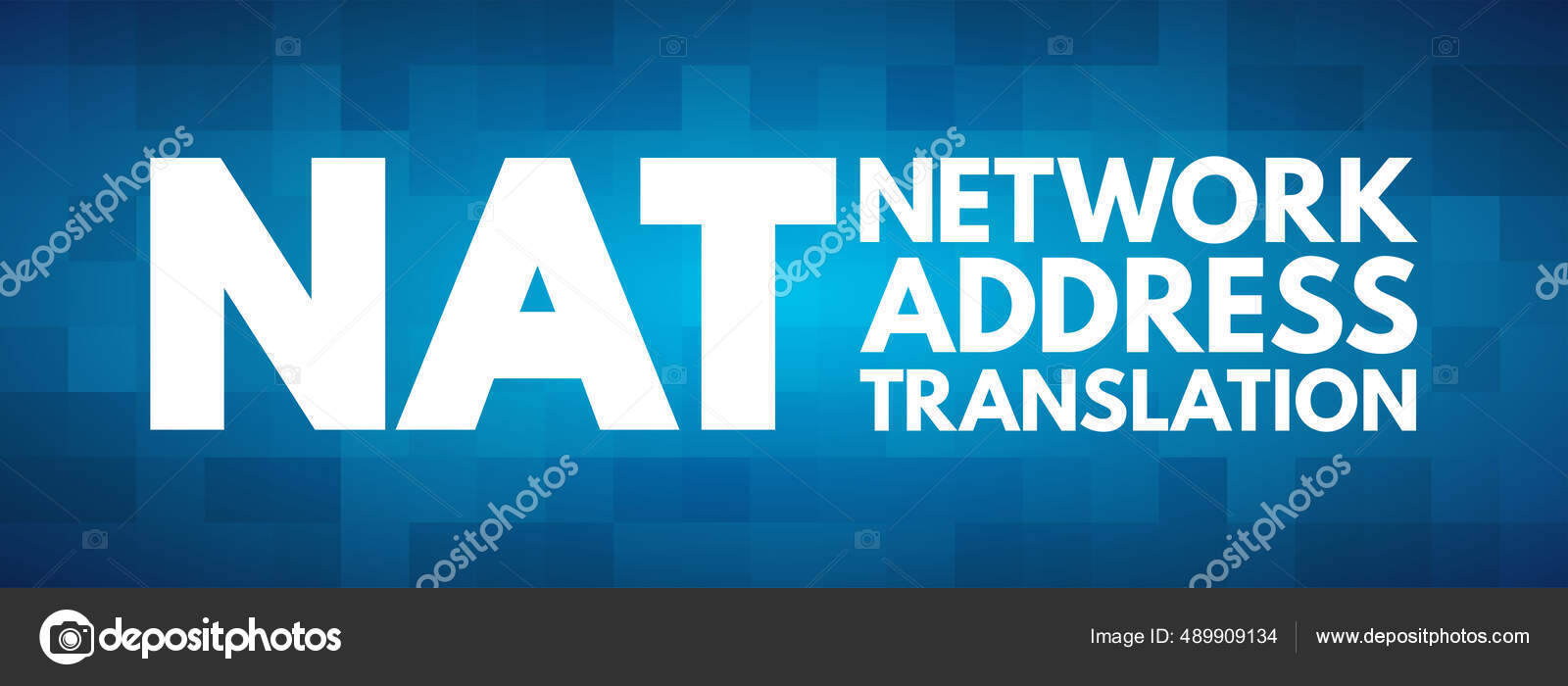 Nat Network Address Translation Acronym Technology Concept Background ...