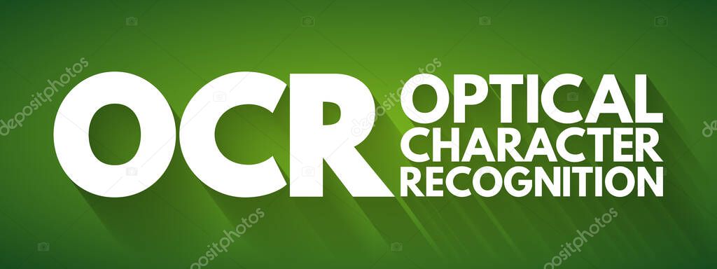 Optical character recognition Vector Art Stock Images | Depositphotos