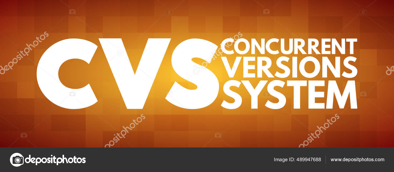 Cvs Concurrent Versions System Acronym Technology Concept Background ...