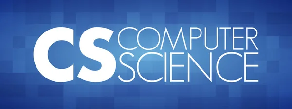 Computer Science Acronym Technology Concept Background Stock Vector ...