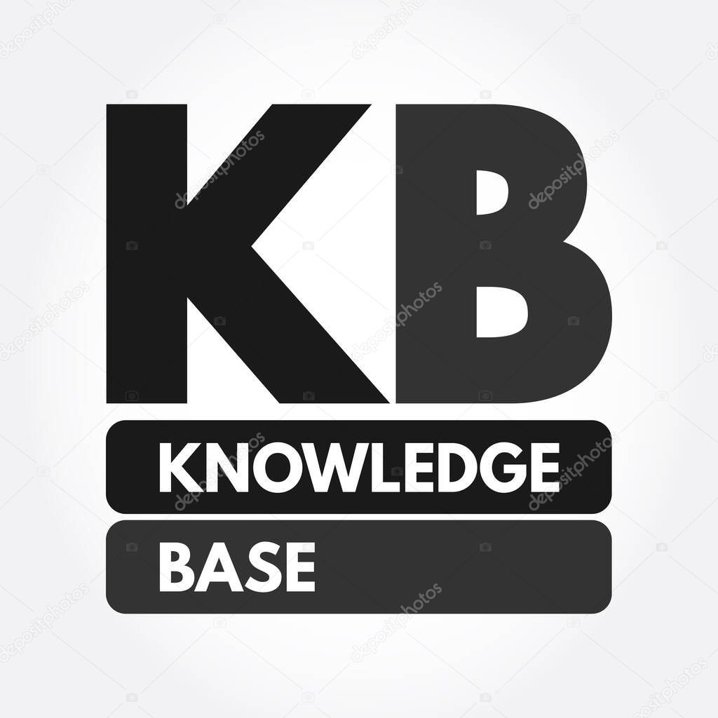 KB - Acrónimo de Base de Conocimiento, trasfondo del concepto ... KB - Acrónimo de Base de Conocimiento, trasfondo del concepto ...