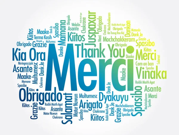 Merci (Thank You in French) Stock Vector by ©dizanna 157969838