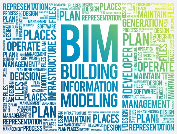 BIM - building information modeling Stock Vector by ©dizanna 255350860