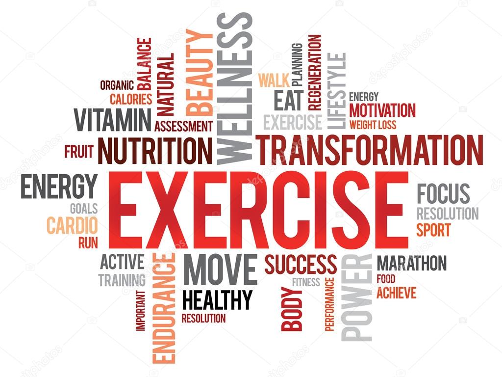 Exercise Word Cloud — Stock Vector © Dizanna 66827511