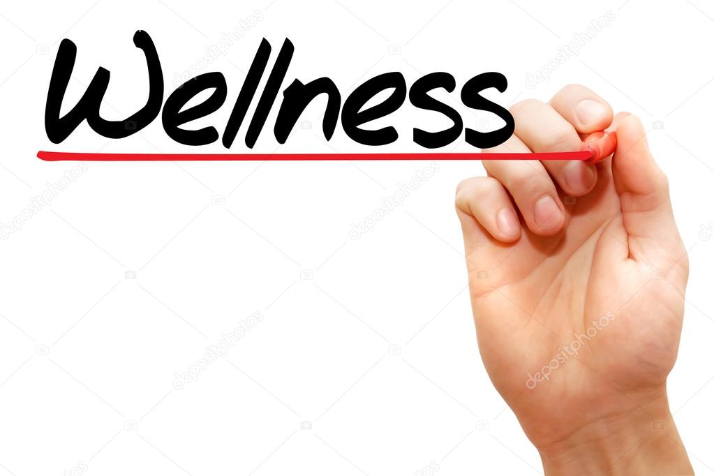 Hand writing Wellness, concep — Stock Photo © dizanna #67027923