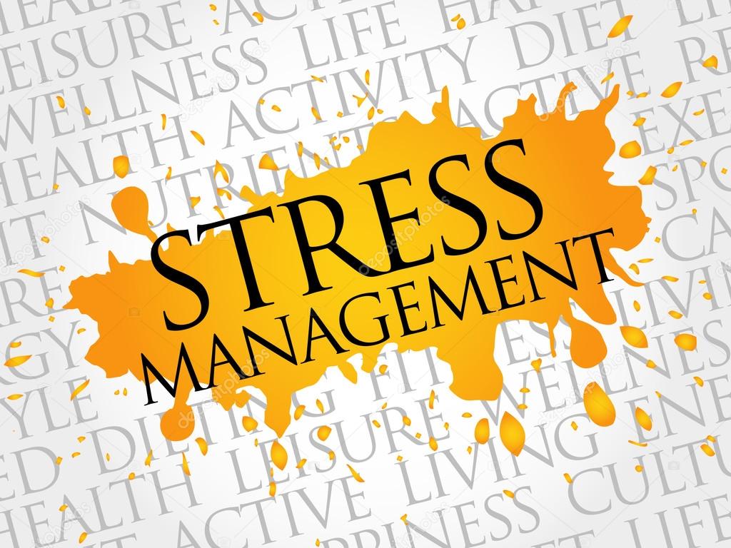 Stress Management word cloud Stock Vector by ©dizanna 95375116