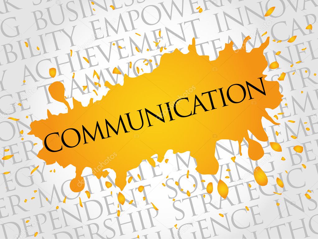 COMMUNICATION word cloud Stock Vector by ©dizanna 95491332