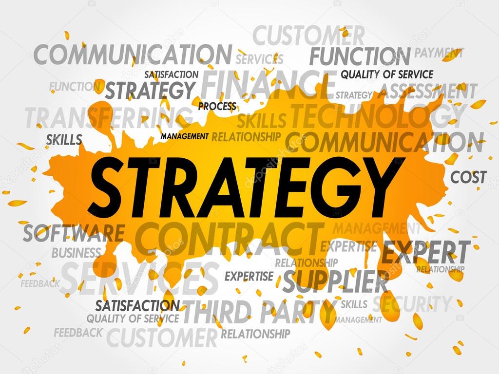 Word Cloud with Strategy Stock Vector Image by ©dizanna #95506250