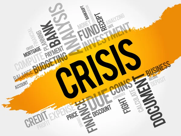 Crisis word cloud — Stock Vector © Boris15 #157808024