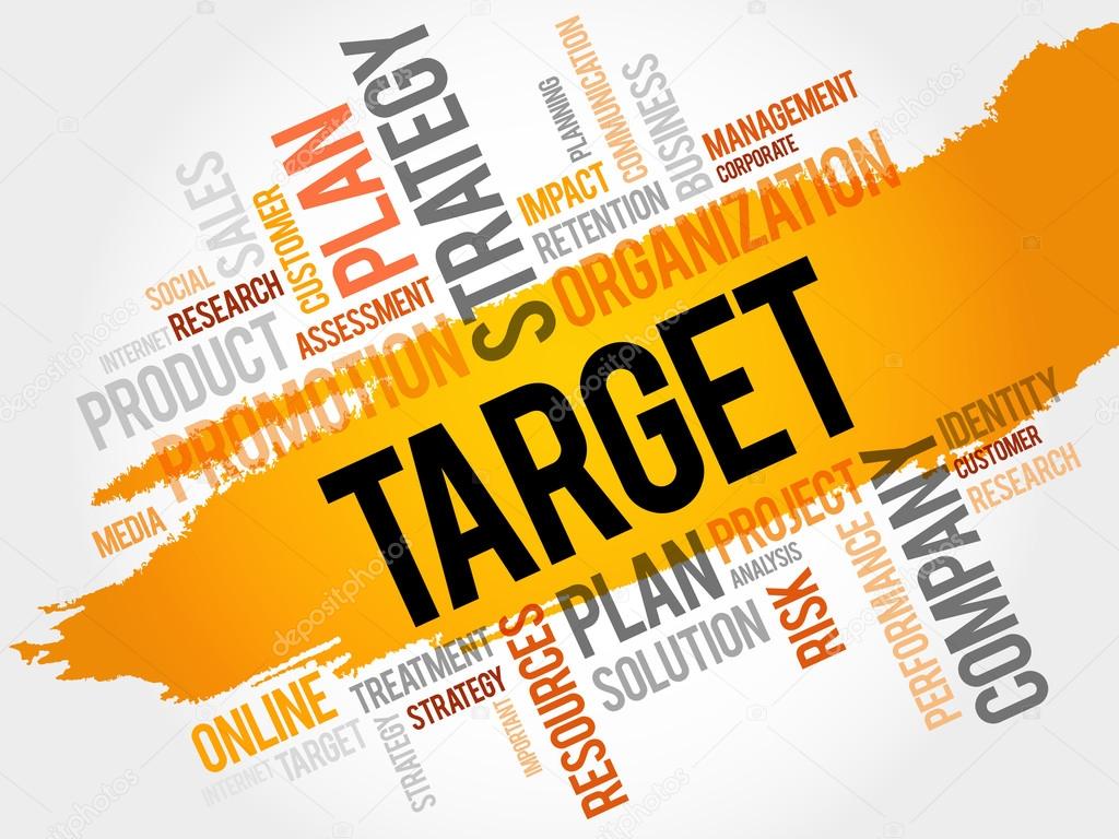 TARGET word cloud Stock Vector by ©dizanna 96513816