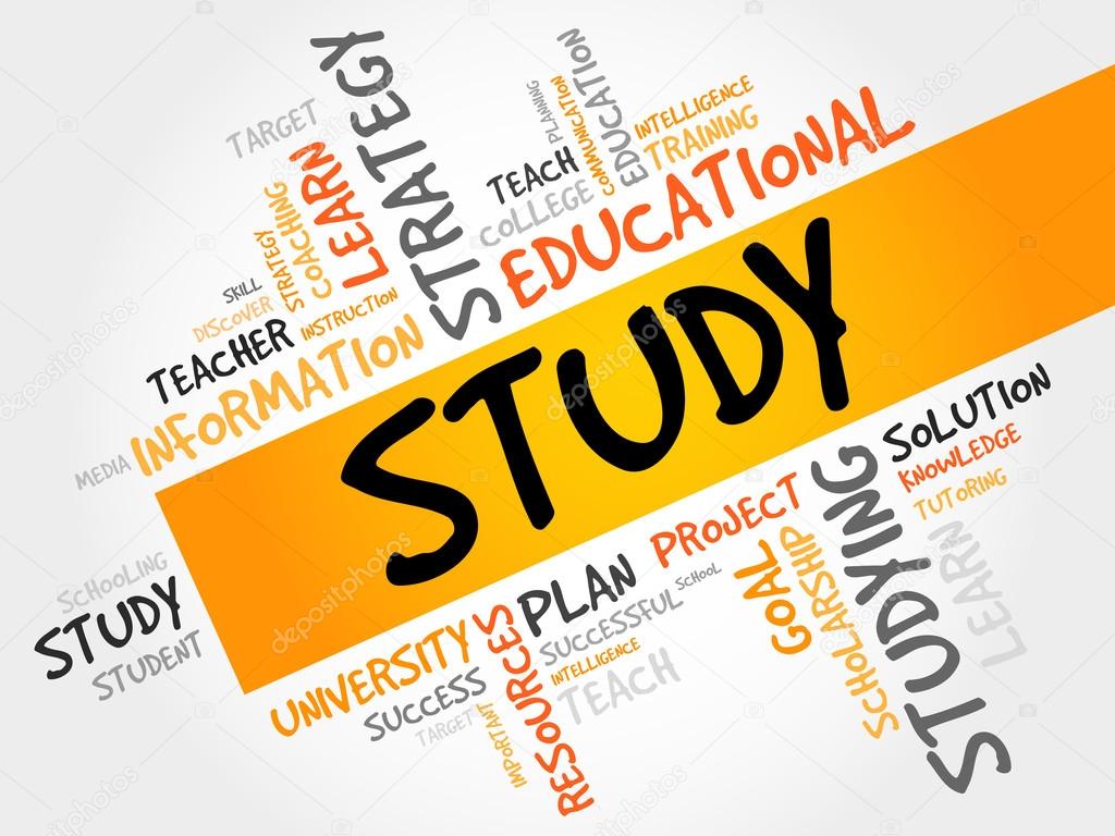 STUDY word cloud Stock Vector by ©dizanna 96526666