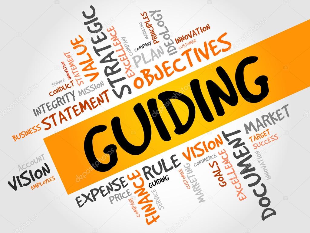 Guiding word cloud — Stock Photo © dizanna #98881688