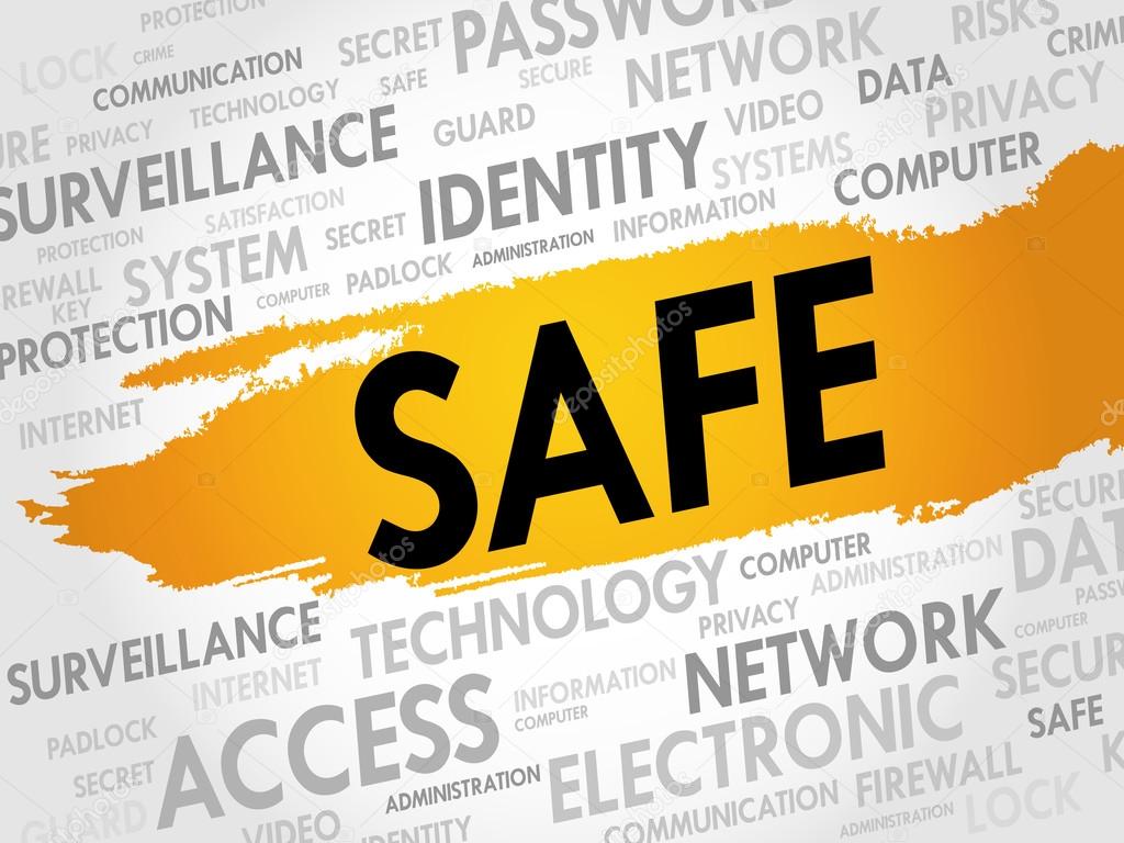 SAFE word cloud — Stock Photo © dizanna #99819154
