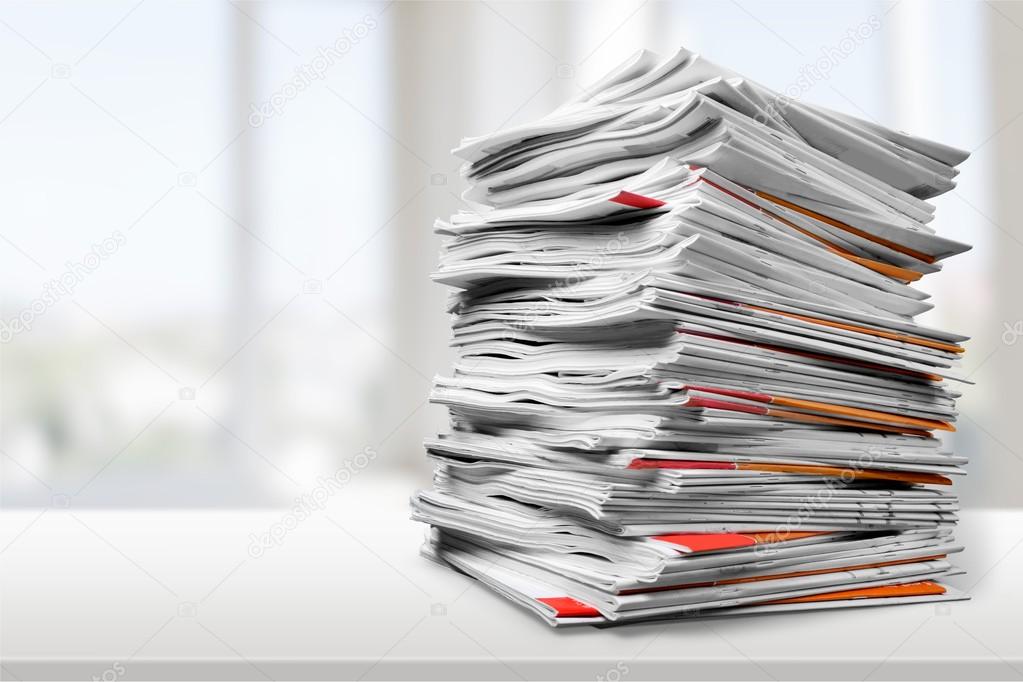 File folders with documents — Stock Photo © billiondigital #113664476