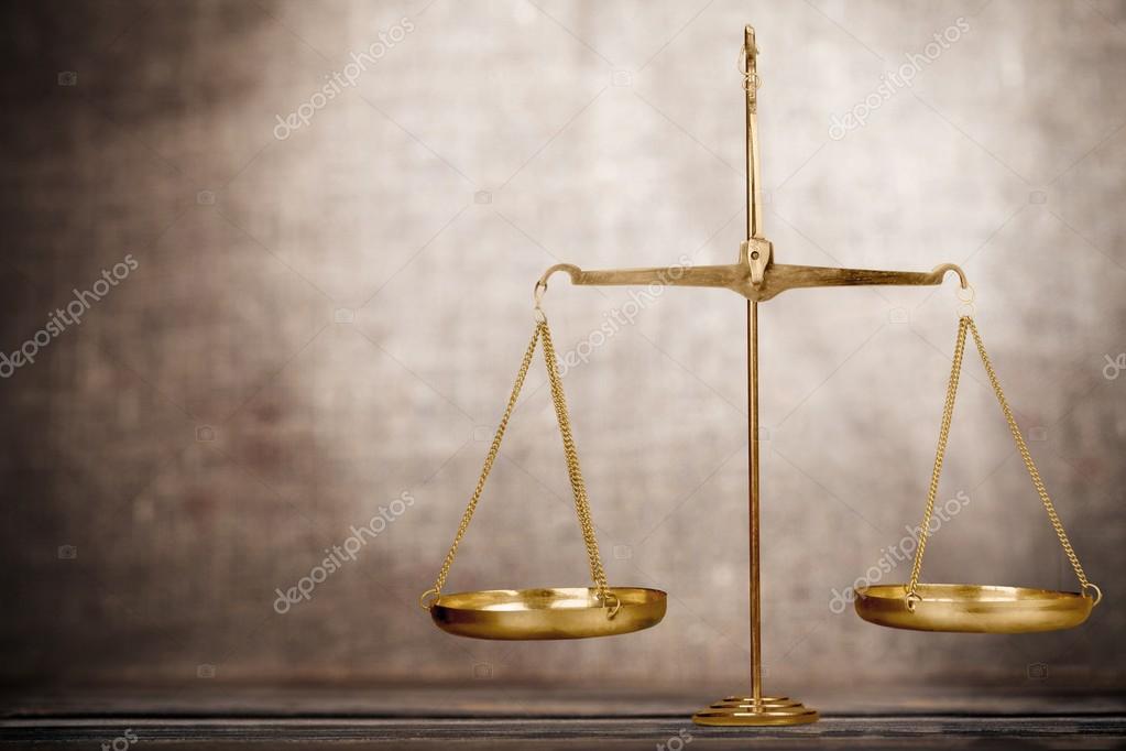 Law scales on table — Stock Photo © billiondigital #113667720