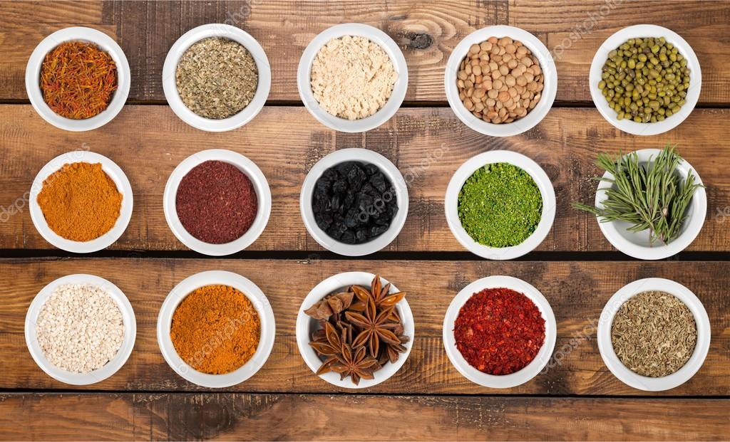 Different varieties of ingredients — Stock Photo © billiondigital ...