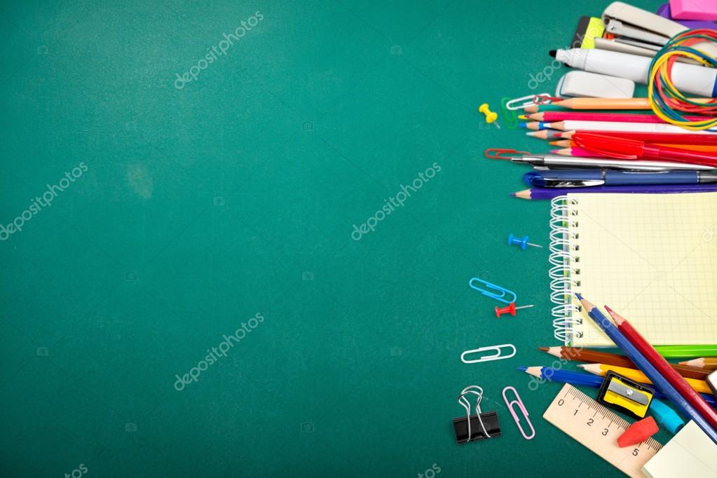 School supplies on background — Stock Photo © billiondigital #114717800