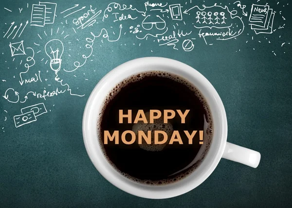 Happy monday coffee Stock Photos, Royalty Free Happy monday coffee ...