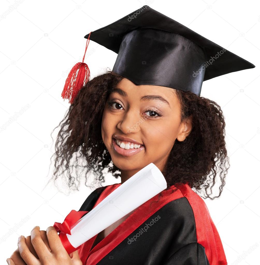 African girl graduating student Stock Photo by ©billiondigital 118523772