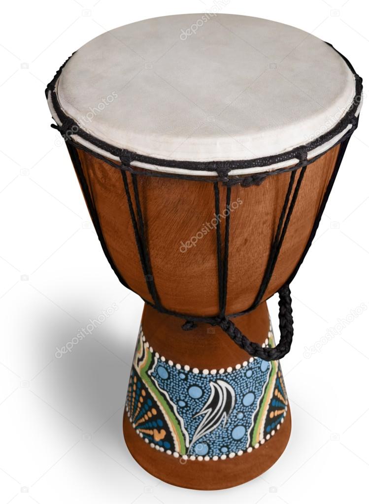African drum isolated — Stock Photo © billiondigital #118528238