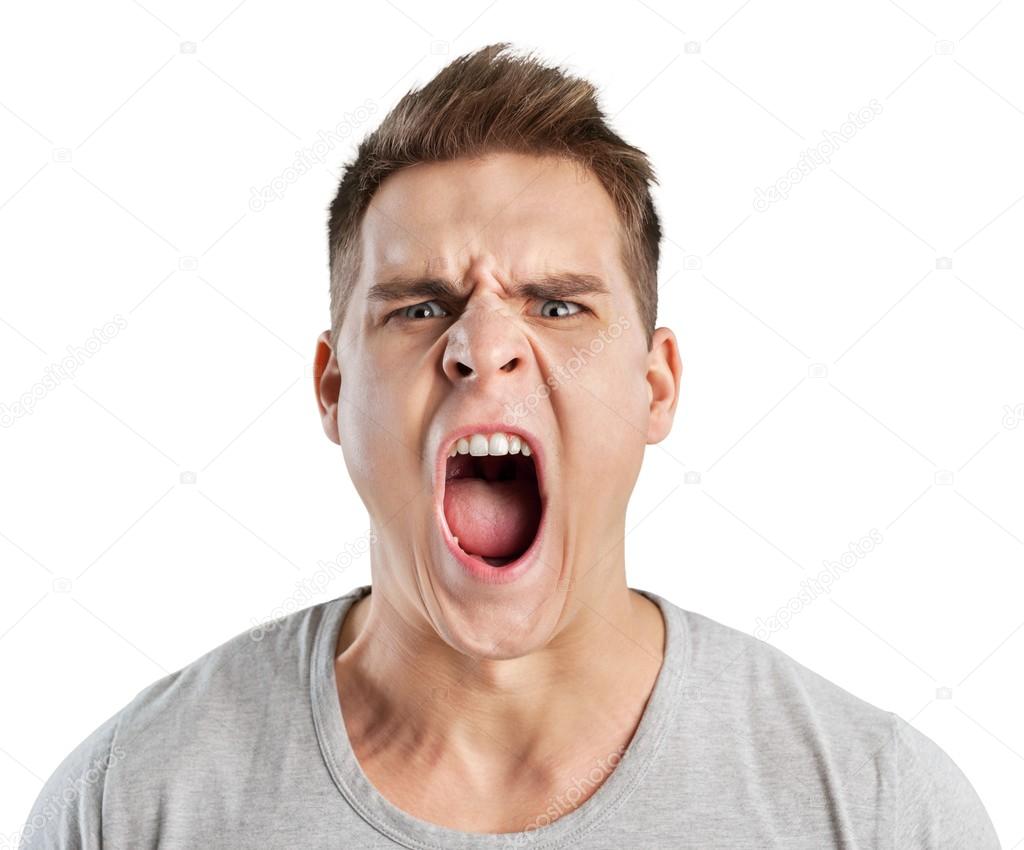 Screaming Crying Man