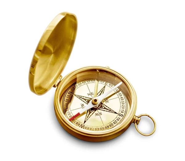 Brass antique compass — Stock Photo © billiondigital #118553896