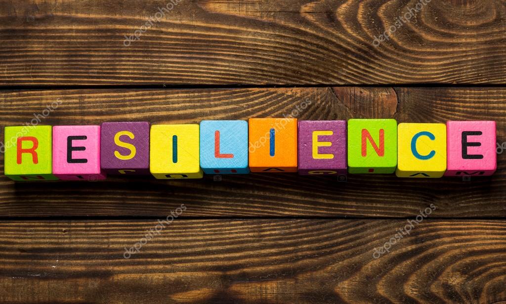 Resilience sign with wooden cubes — Stock Photo © billiondigital #118562602
