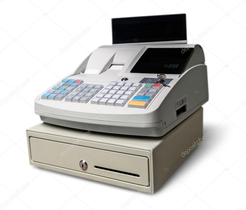 Cash register with LCD display Stock Photo by ©billiondigital 118563206