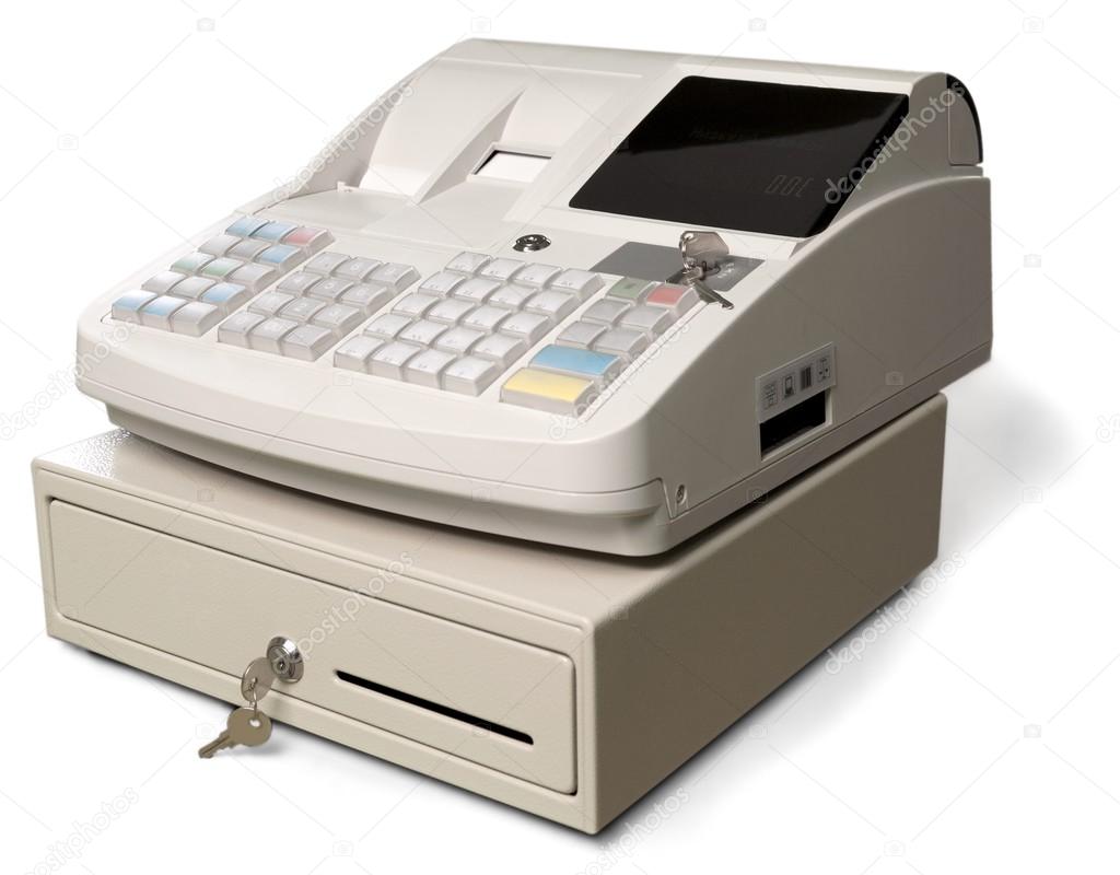 Cash register with LCD display Stock Photo by ©billiondigital 118570052