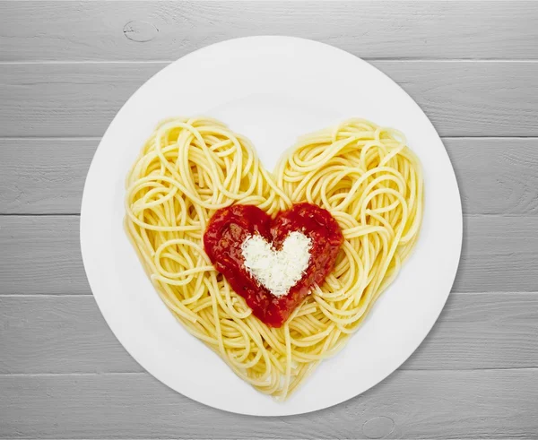 Spaghetti, Pasta, Heart Shape. Stock Photo by ©billiondigital 73941051