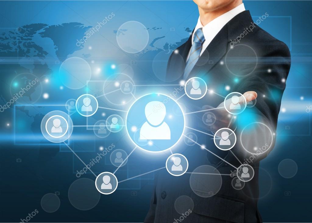 Human hand with digital signs Stock Photo by ©billiondigital 118708600