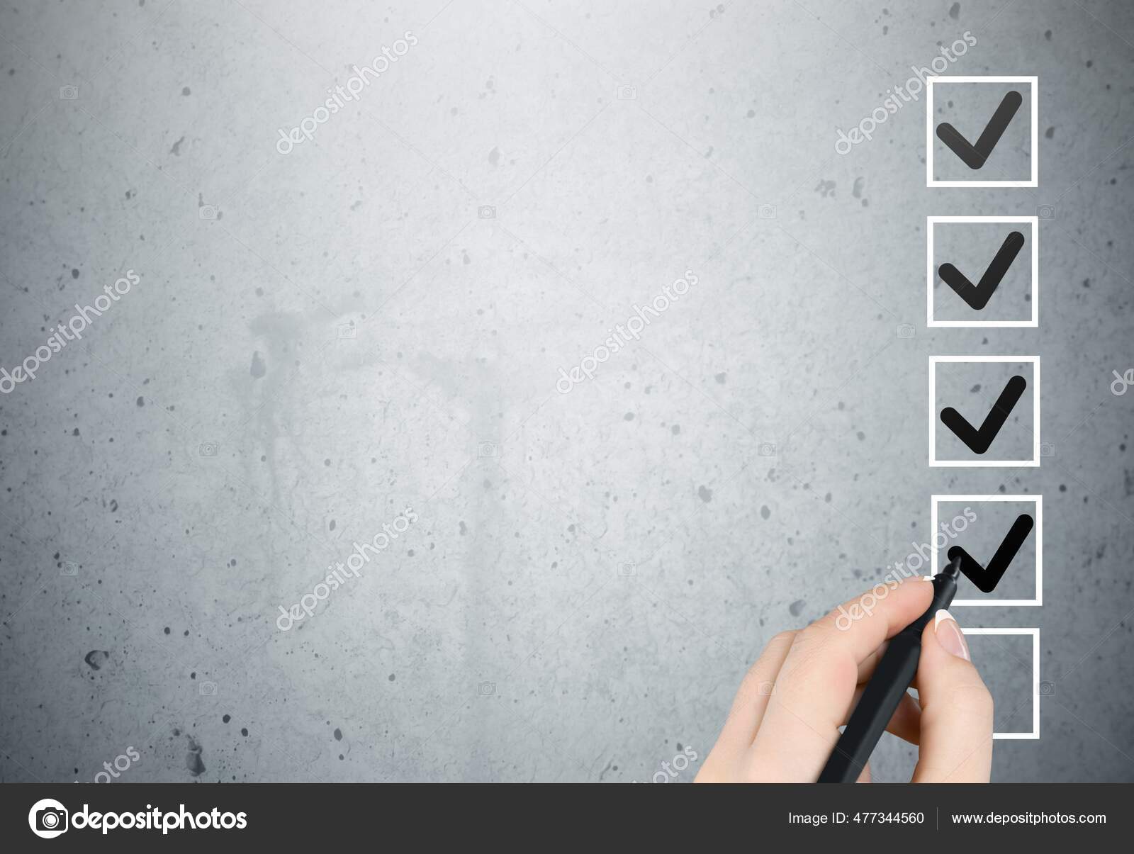 Hand Person Ticking Checkboxes Marker Pen Checklist List — Stock Photo ... Hand Person Ticking Checkboxes Marker Pen Checklist List — Stock Photo ...