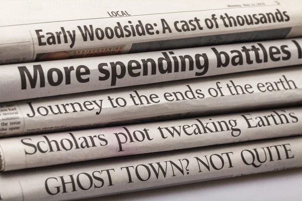 Newspaper headlines Stock Photos, Royalty Free Newspaper headlines ...