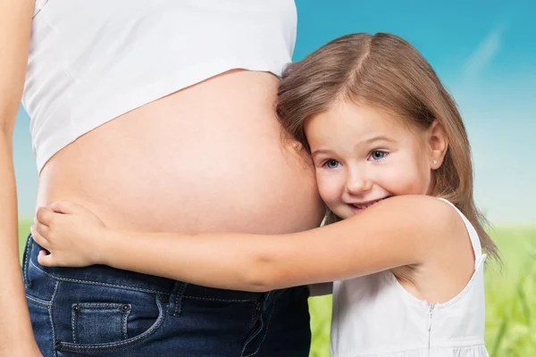 Human Pregnancy, Women, Mother. - Stock Image - Everypixel