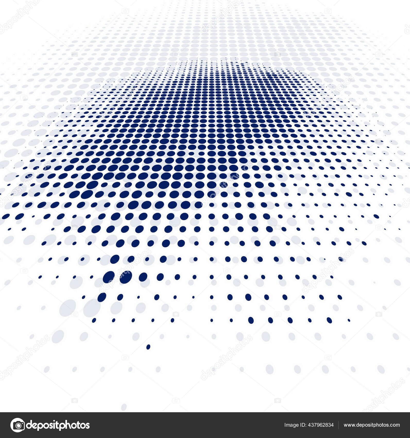 Modern Dark Blue Halftone Background Vector Design Illustration Stock ...