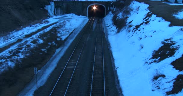 Train going through a tunnel — Stock Video © rickray #79130492