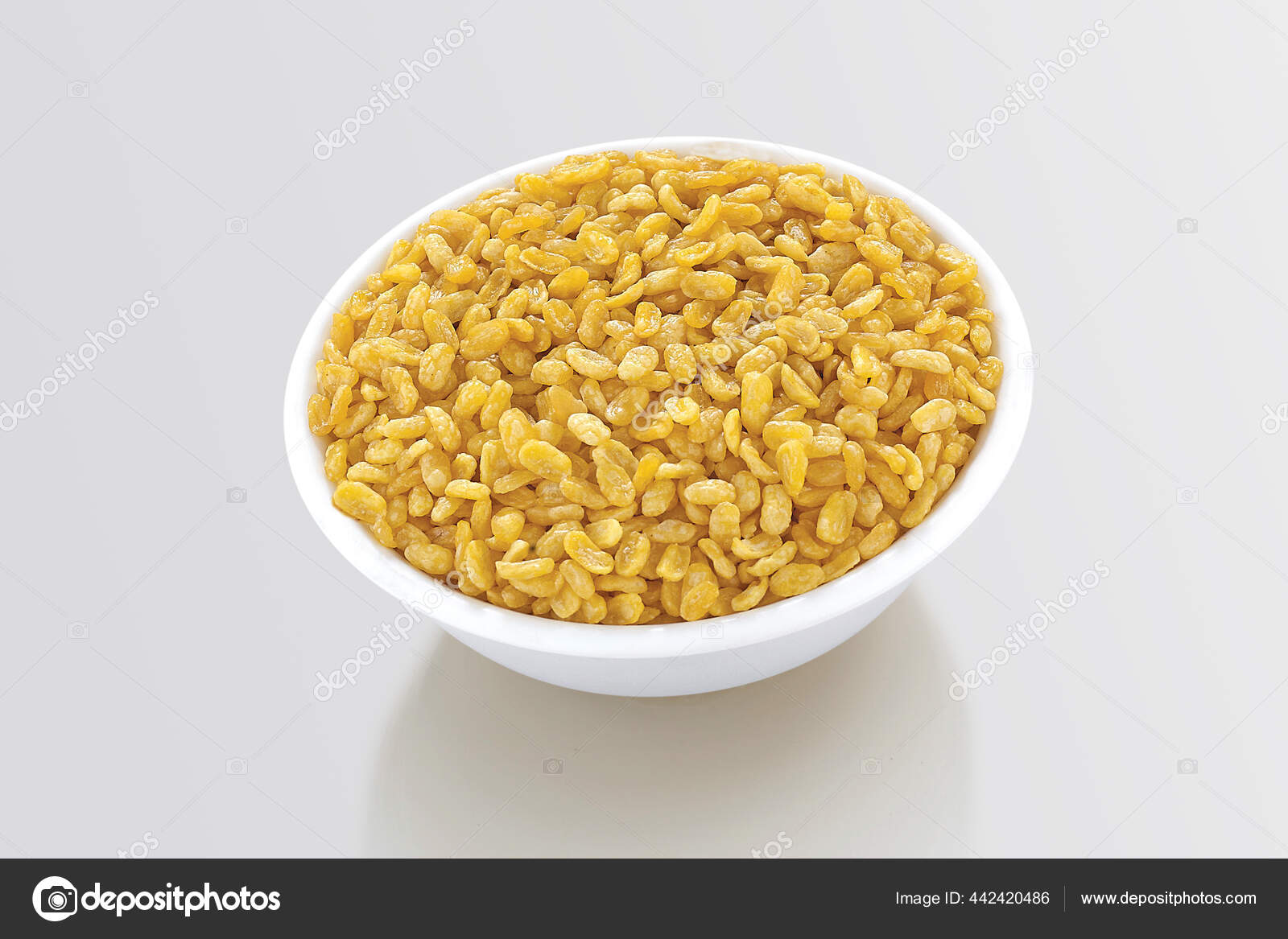 Traditional Indian Deep Fried Moong Dal Namkeen Mung Bean Alternatively ...