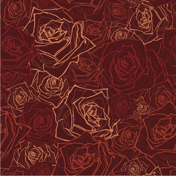 Seamless roses Stock Vector Image by ©nemetse #42535685