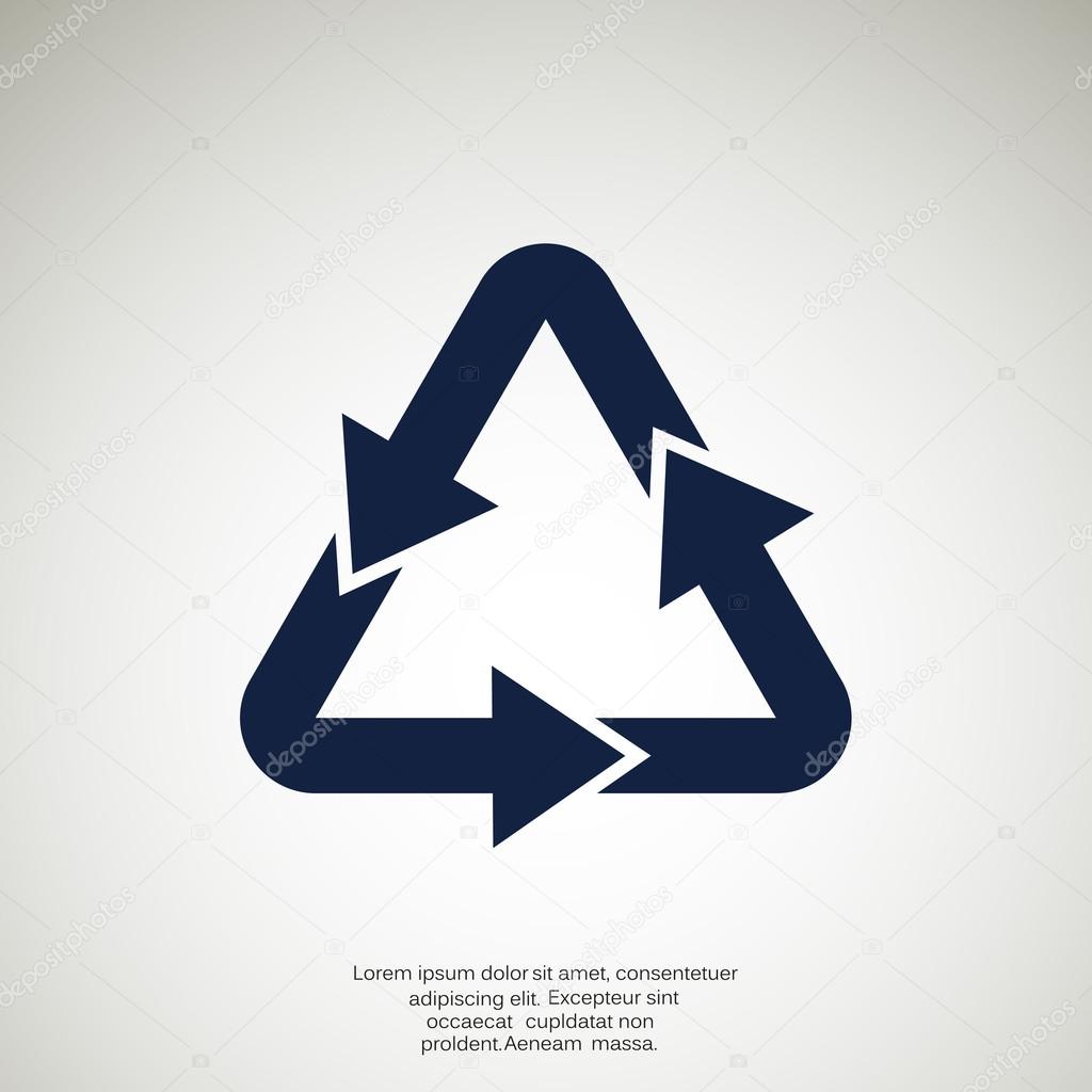 Waste recycling symbol Stock Vector by ©LovArt 101378566